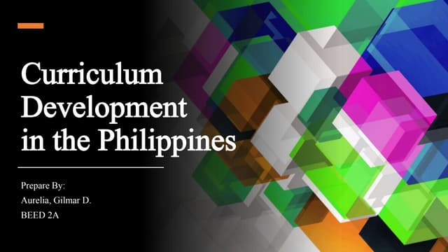 Journey in the Basic Education Curricular reforms | PDF