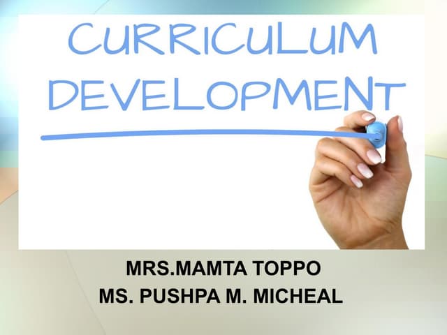 Hilda Taba’s Curriculum Model (The Teacher and the School Curriculum ...