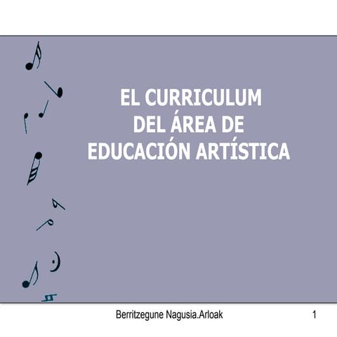 curriculum de educación artística de educación primaria | PPS