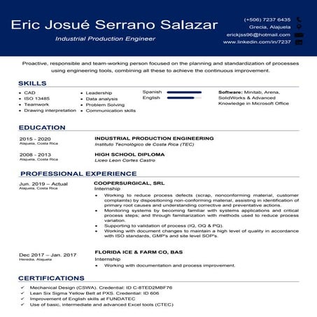 Curriculum eric serrano | PDF