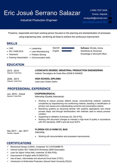 Curriculum eric serrano | PDF