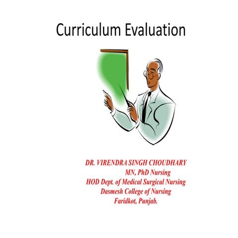 Curriculum Evaluation Management of Nursing | PPT