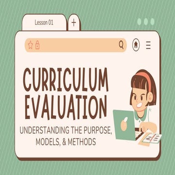 CURRICULUM EVALUATION BEED POWERPOINT PRESENTION | PPT
