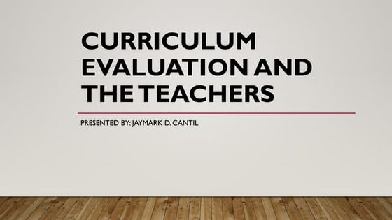 Cipp model for curriculum evaluation | PDF | Educational Assessment | Education