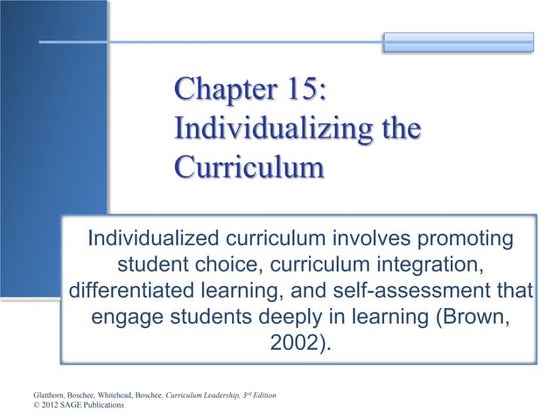 Curriculum leadership chapter 8 powerpoint | PPTX | Educational Assessment | Education