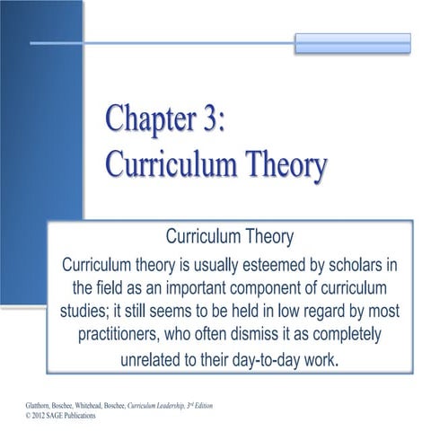 Curriculum leadership chapter 3 powerpoint | PPTX