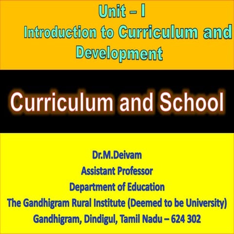 Curriculum Evaluation