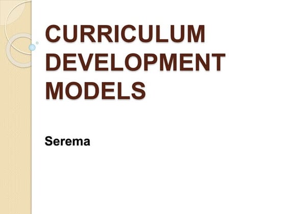 Linear model of Curriculum | PPTX | Educational Assessment | Education