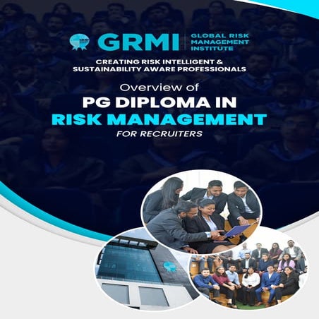 PG in Risk Management Overview | GRM Institute | PDF
