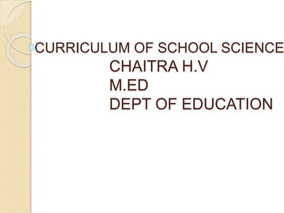 Philosophical Foundations Of Curriculum Ppt