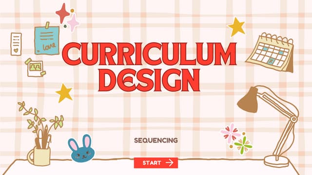 Chapter 3 Curriculum Design | PPTX
