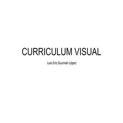 Curriculum visual | PPT