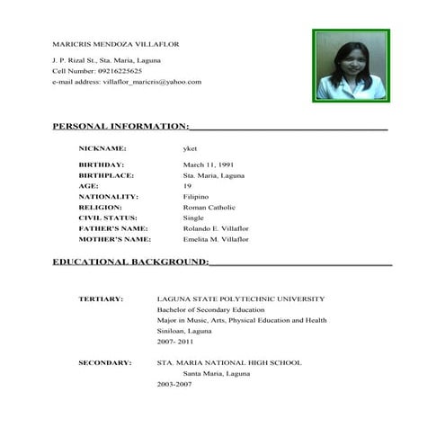 Curriculumvitae 100425072655-phpapp01 | DOC