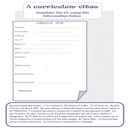 Curriculum vitae | DOC
