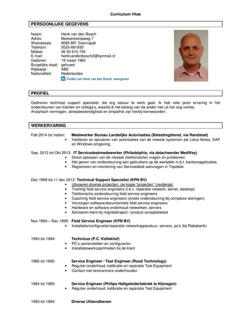 Curriculum Vitae D.M..Ebbers 2013M12 | PDF