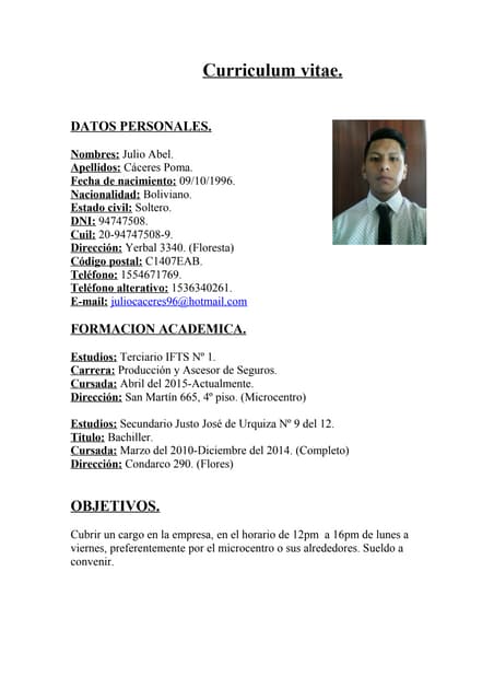 Curriculum vitae | PDF