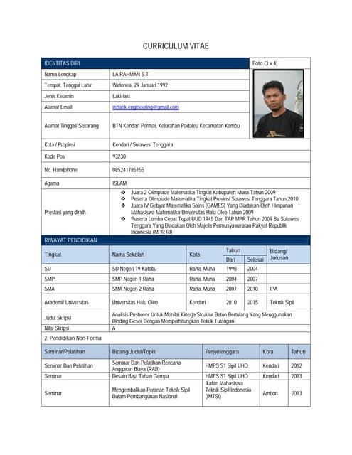 Curriculum vitae | PDF