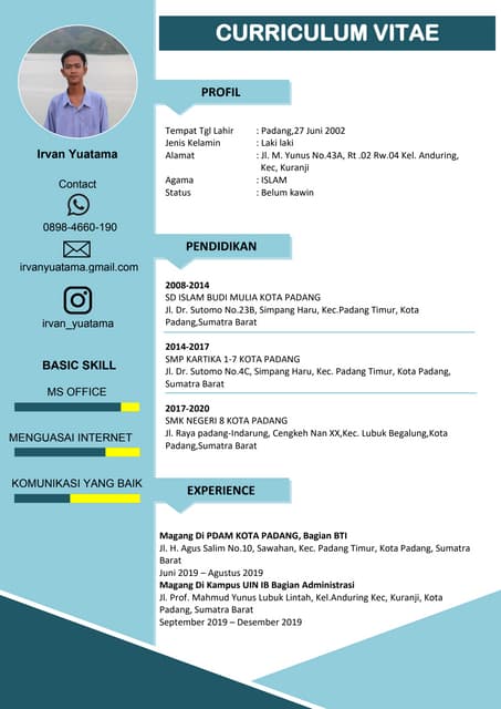 Surat lamaran abdul hamid | PDF