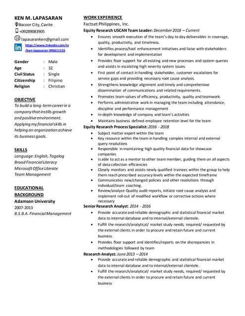 JOHN TUZON CAILAO Resume | PDF