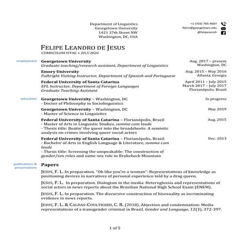 JTharsen Curriculum Vitae 2016 | PDF