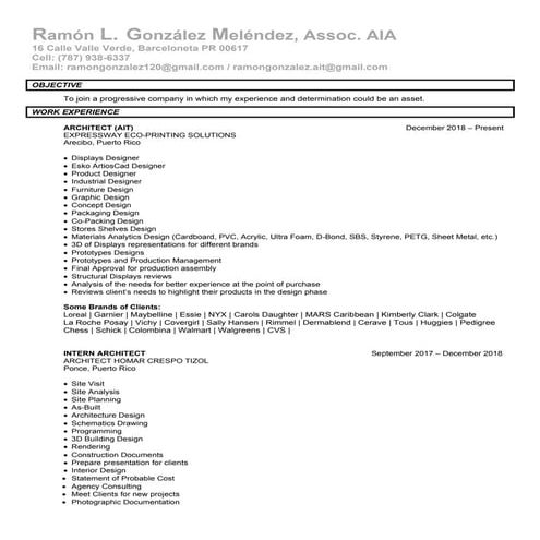 Curriculum vitae R.Gonzalez 2021 | PDF