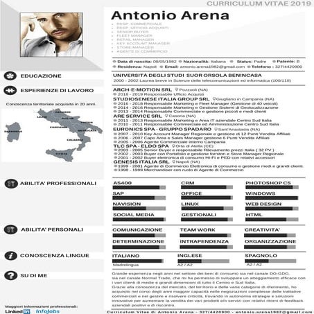 Cv maria letizia parisi attuale | PDF