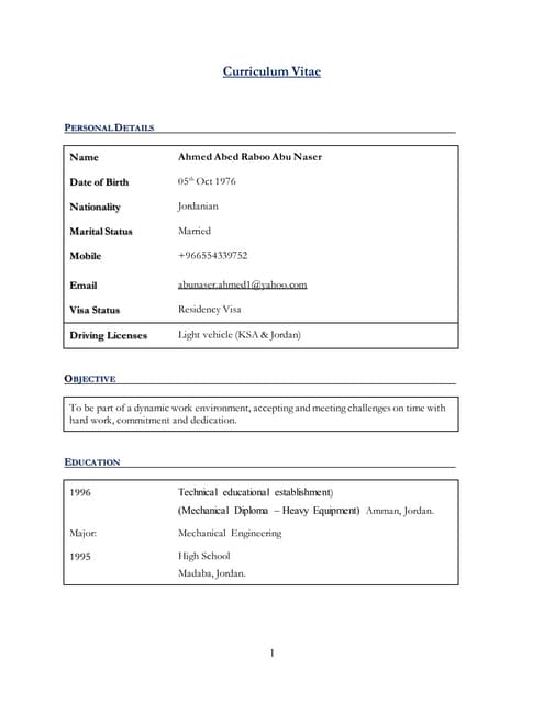 CV Syed Shahid Ahmed. 2015docx | DOCX