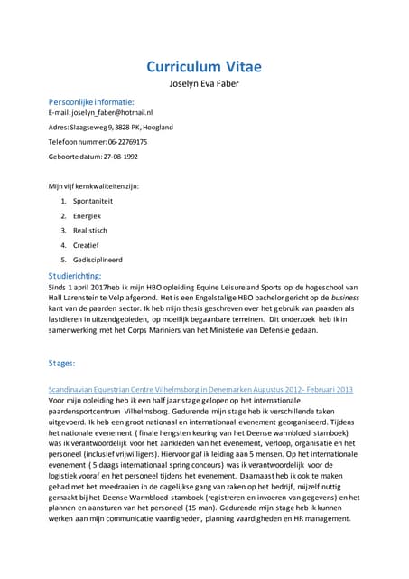 Cv praats benjamin | PDF | Education