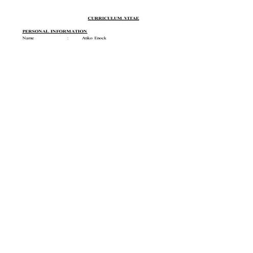 resume updated | DOCX