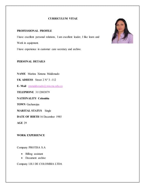 5. CV FORM /INTERVIEW QUESTIONS | PDF