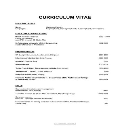 Curriculum Vitae E | PDF | Civil Engineering Industry | Industries