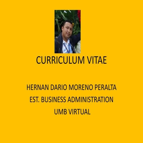 Curriculum vitae hernan | PPTX