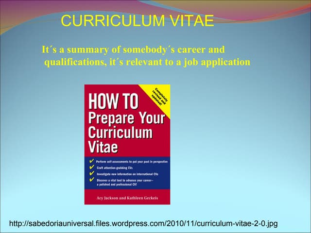 Curriculum vitae homework | PPT | Resume Writing and Advice | Job Search