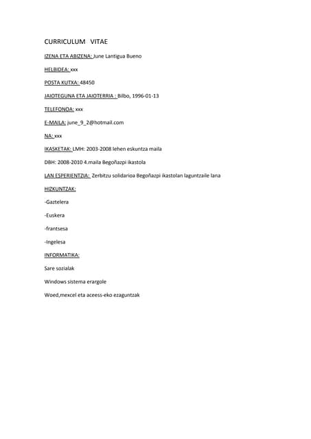 Curriculum vitae miguel feo | DOCX