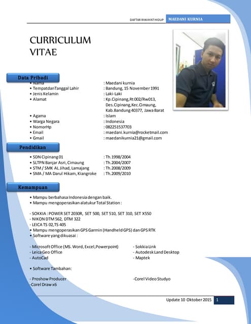Curriculum vitae | DOC