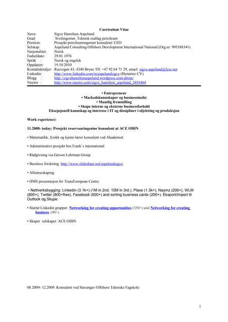 CURRICULUM VITAE | PDF