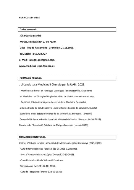 CURRÍCULUM VITAE | PPTX
