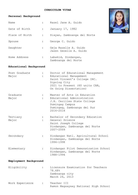 Resume Sample | PDF