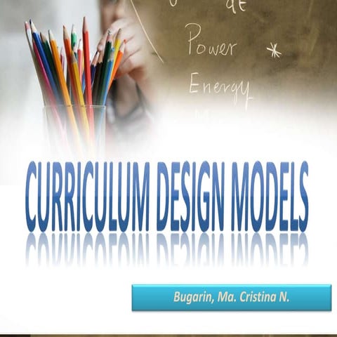 Curriculum Design Models | PPT