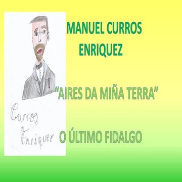 Curros Enríquez.O Último Fidalgo | PDF