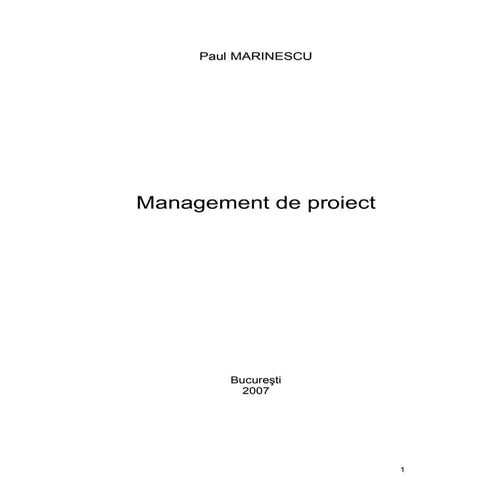 Curs management-proiect | PDF