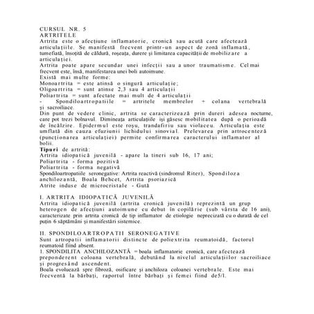 Curs 5 artritele | PDF