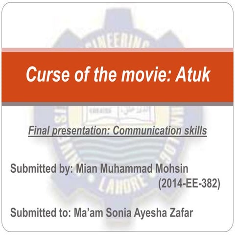 Curse of the movie: Atuk | PPTX