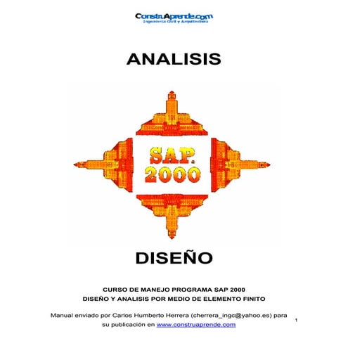MANUAL SAP 2000 2010 | PDF