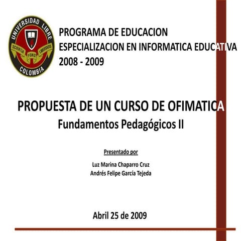 Curso Ofimatica | PPTX