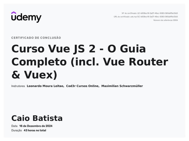 Curso Vue Js 2 O Guia Completo Incl Vue Router And Vuex Ppt