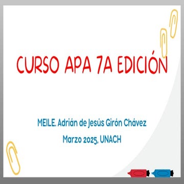 Curso APA Séptima Edición: Introducción al Formato | PDF