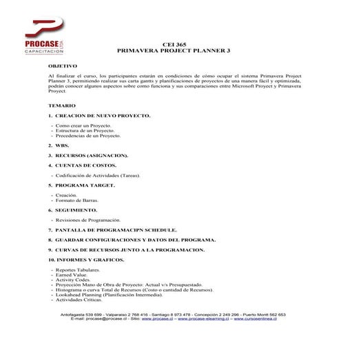 Manual primavera p6 ing. estrella ruiz | PDF