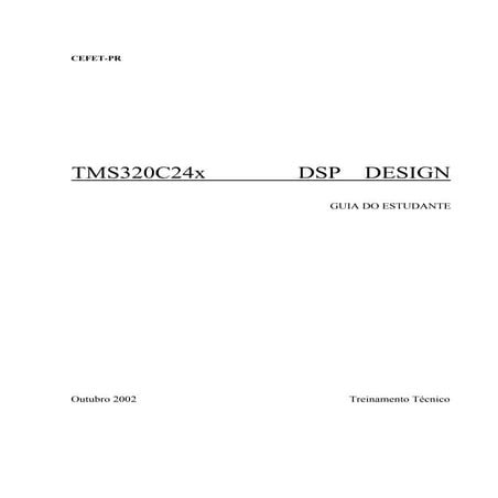 Curso dsp tms320_c24 | PDF
