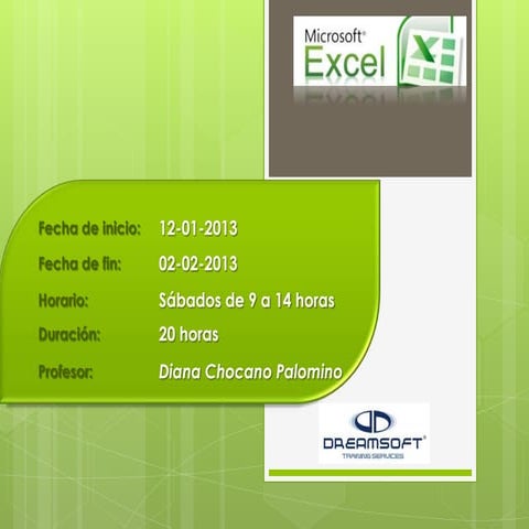 Ficha informativa 1 de excel de 5to | DOC
